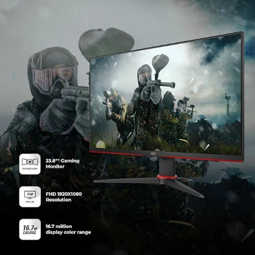 Gaming Monitor AOC 24G2E5 24” 144Hz IPS Full HD Screen – Microcenter India